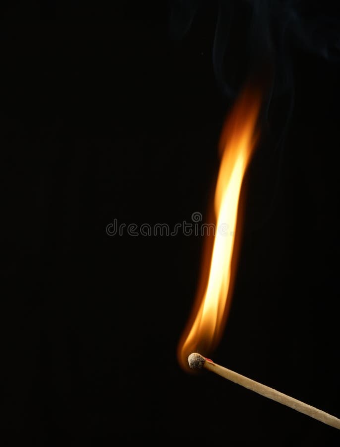 Match with fire stock image. Image of night, glowing - 13406989