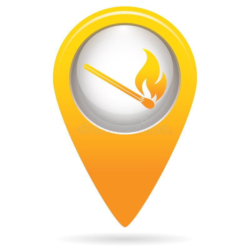 Match fire icon vector stock vector. Illustration of design - 126030820