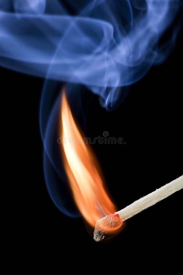 Blue Flame stock photo. Image of flame, element, wooden - 4461984