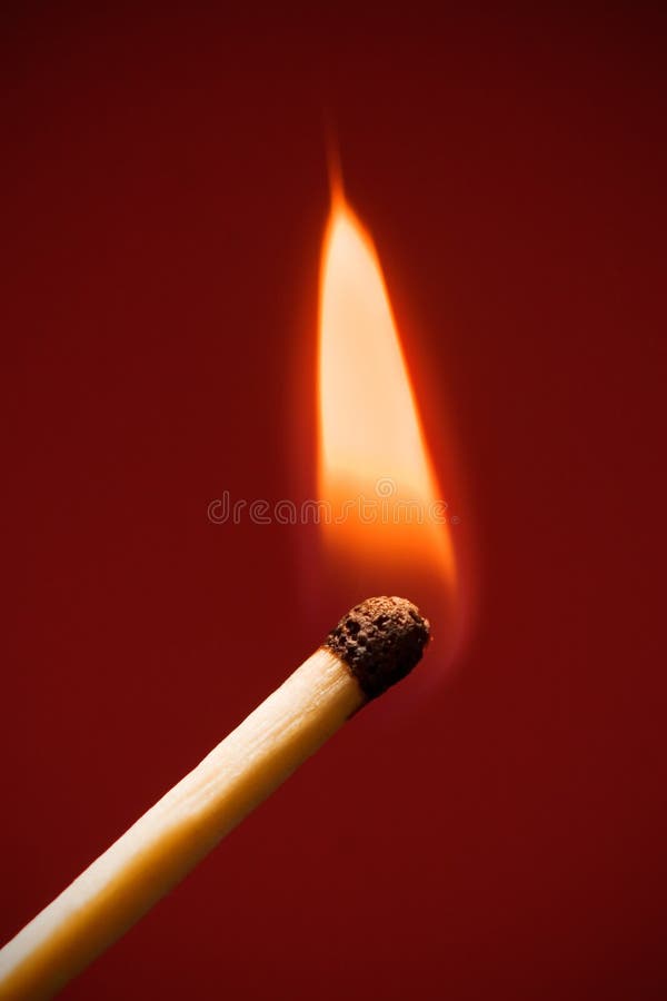 Match flaming stock photo. Image of fire, vertical, wood - 18392528