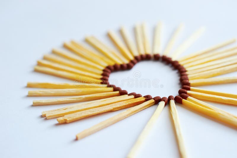 Match Folded Shape Heart Stock Photos - Free & Royalty-Free Stock ...