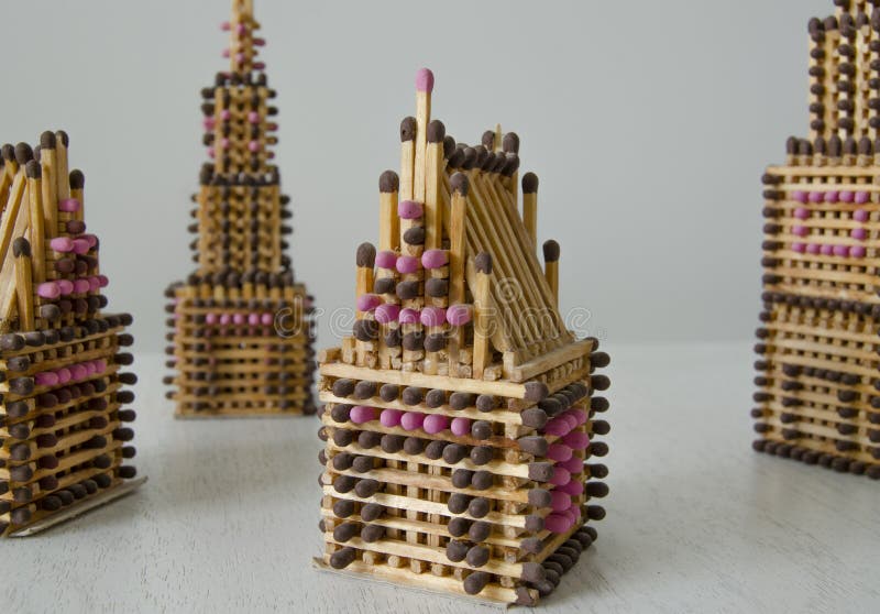 Match houses stock image. Image of construction, architecture - 42183073