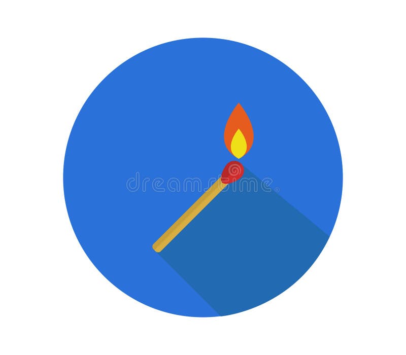 Match Icon Illustrated in Vector on White Background Stock Illustration ...