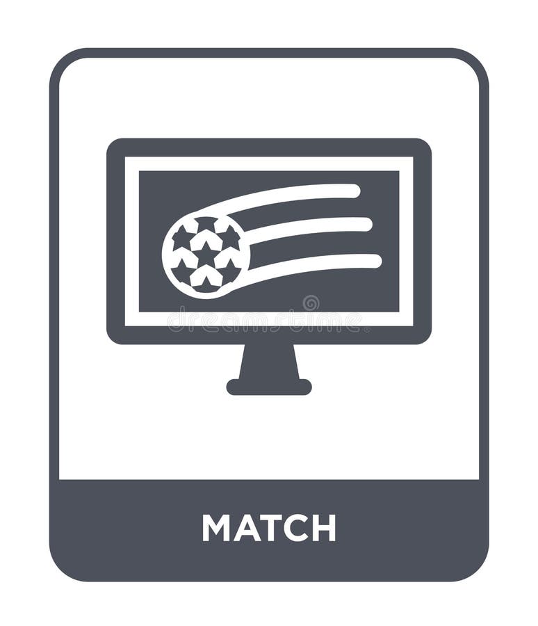 Match Icon in Trendy Design Style. Match Icon Isolated on White ...