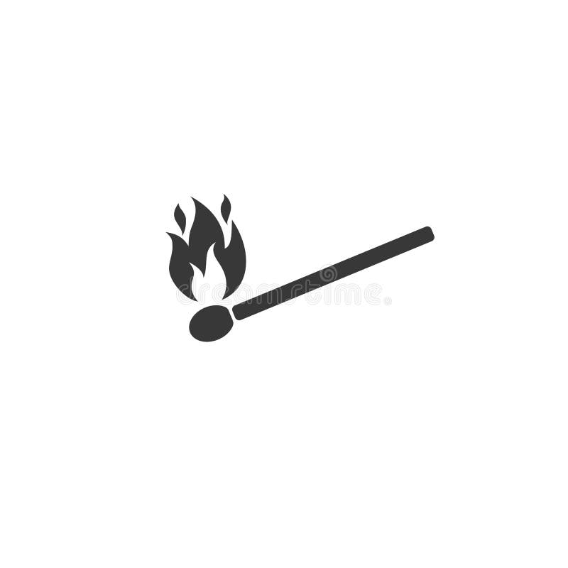 Match Sign. Fire Symbol Icon. Flame Concept Stock Vector - Illustration ...