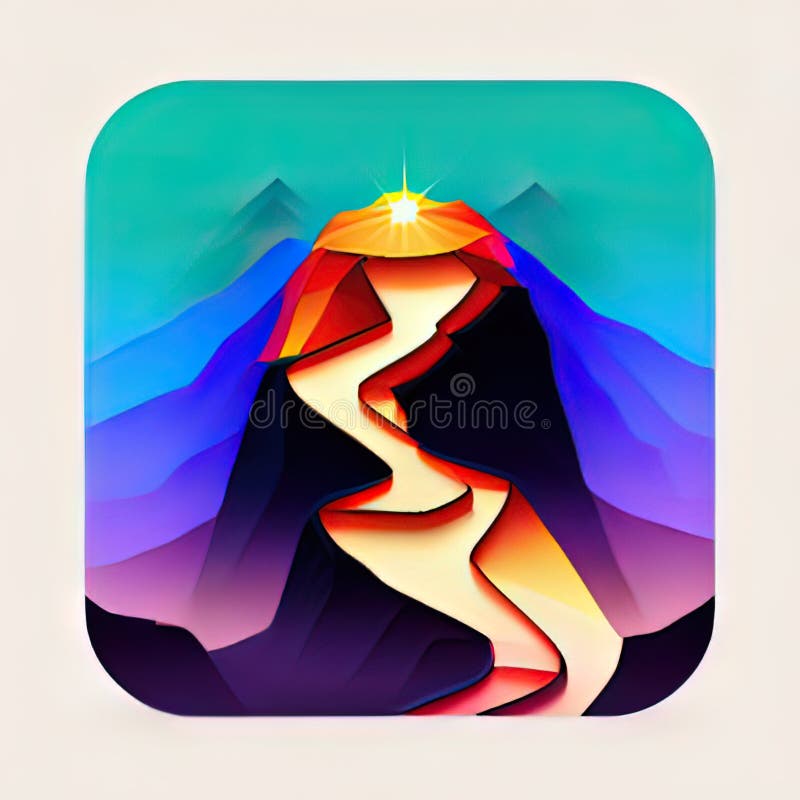 Match 3 Software App Icon. Generative AI. Stock Image - Image of button ...