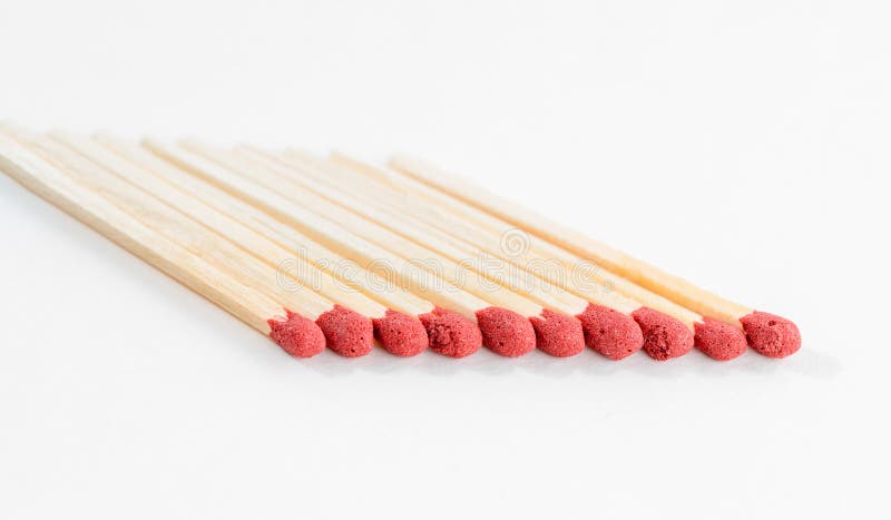 Match Sticks Objects Collection. Group of Identical Matchsticks in a ...