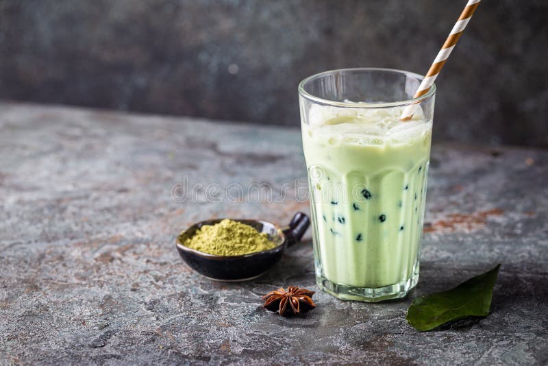 Matcha bubble tea stock image. Image of milky, matcha - 169880147