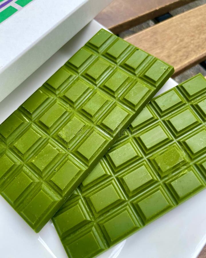 Matcha chocolate bars stock image. Image of choholatematcha - 326929709