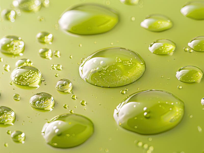 Matcha, Equally Spaced, on a Light Background, Isometric Angle, Macro ...