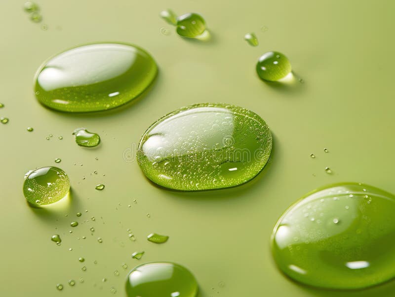 Matcha, Equally Spaced, on a Light Background, Isometric Angle, Macro ...