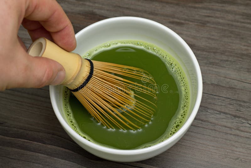 Matcha green tea stock image. Image of hand, healthy - 36958681