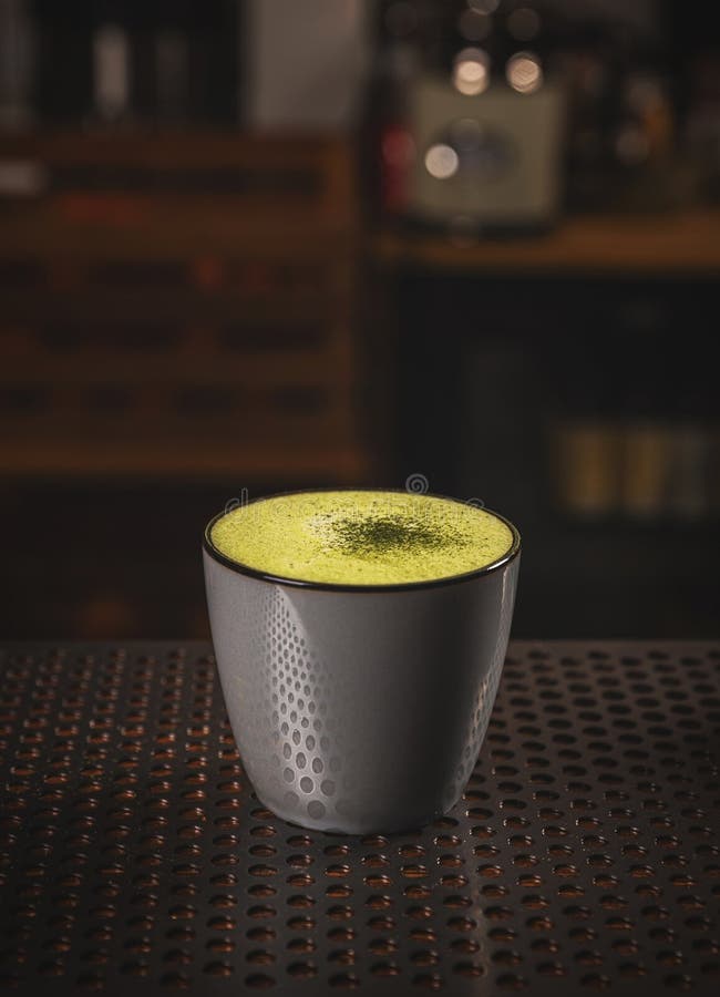Matcha green tea latte stock image. Image of matcha - 307229225