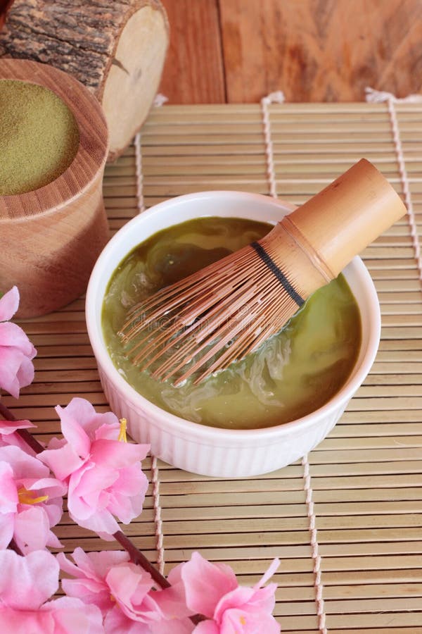 Matcha Green Tea and Powder ,Japanese Tea. Stock Photo - Image of drink ...