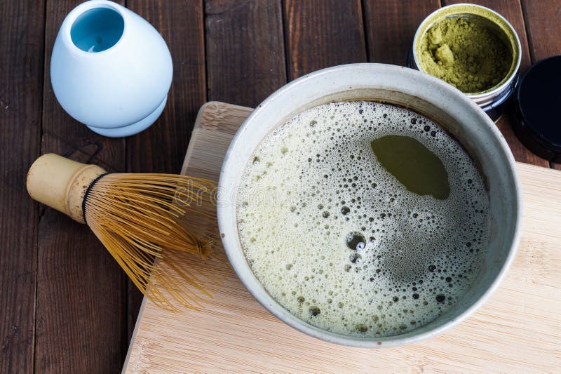 Matcha stock image. Image of ground, asian, gourmet, usucha - 49544023