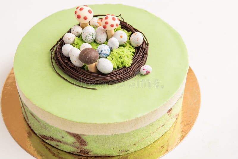 Matcha mousse stock image. Image of candy, layer, dessert - 101121945