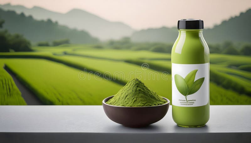 Matcha Packaging Design, Bottle Design. Product Representation Food and ...