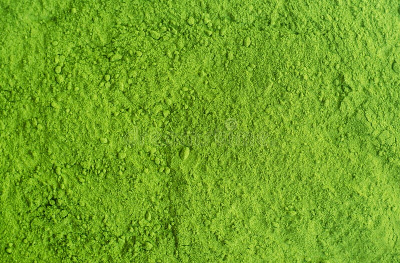 Matcha Tea Powder Background. Green Tea Texture Close Up, Selective ...
