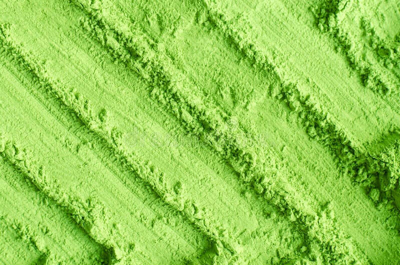 Matcha Tea Powder Background. Green Tea Texture Close Up, Selective ...