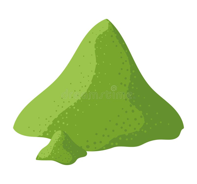 Matcha tea powder icon stock vector. Illustration of ingredient - 289590486