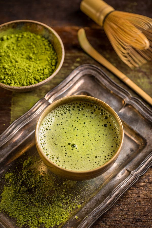 Matcha tea stock image. Image of powdered, matcha, asian - 65805273