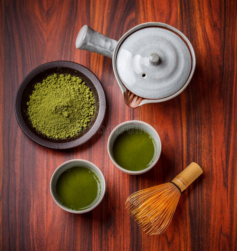 Matcha green tea latte stock photo. Image of measuring - 21381732
