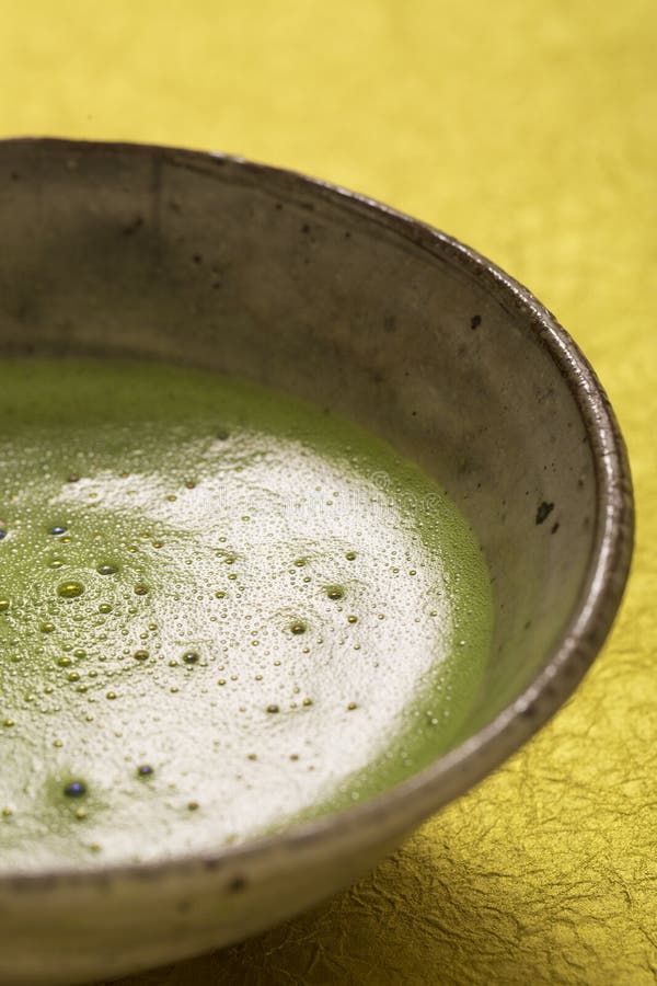 Matcha on Yellow Background Stock Photo - Image of lifestyle, japanese ...