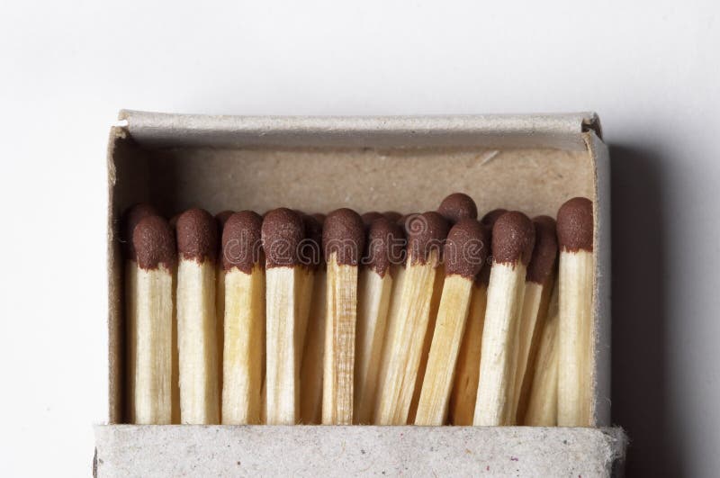Matchbox stock photo. Image of macro, opened, brown, closeup - 11930212