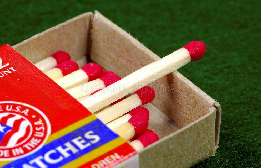 Matchbox stock photo. Image of matchbook, smoke, matchsticks - 154496