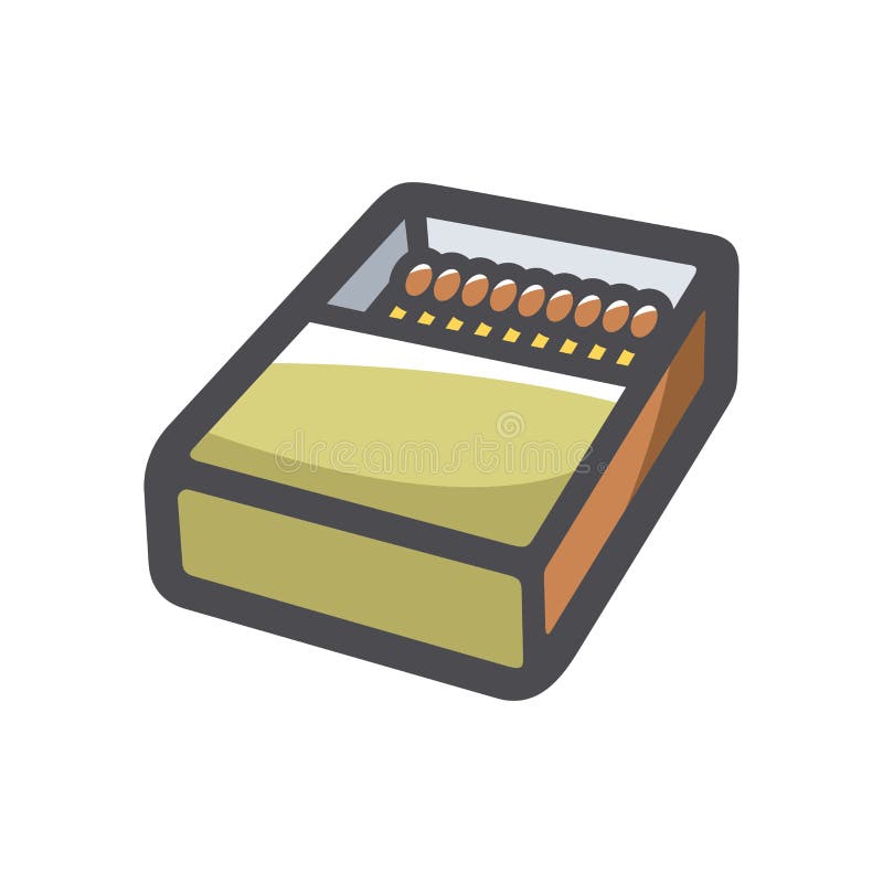 Vector Cartoon Open Matchbox Stock Illustrations – 135 Vector Cartoon ...