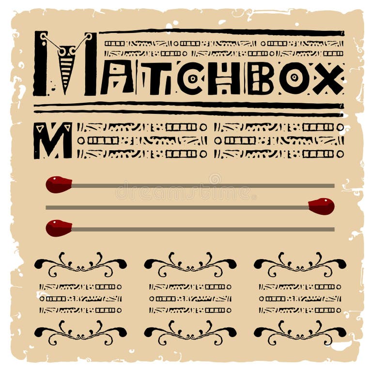 Retro Matchbox Stock Illustrations – 1,298 Retro Matchbox Stock ...