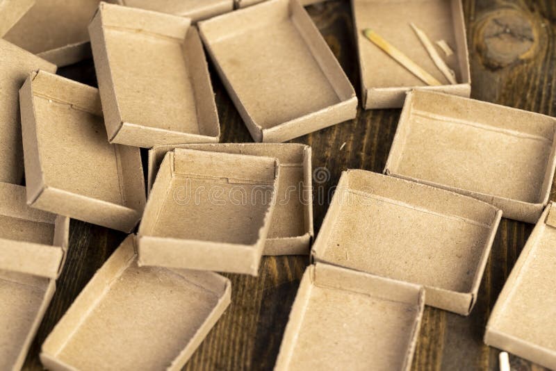 Matchboxes Scattered in a Pile , Several Matchboxes Made of Paper ...