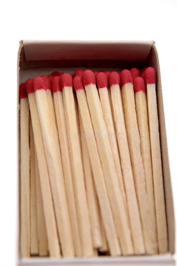 Close up of red matches stock photo. Image of burning - 3727744