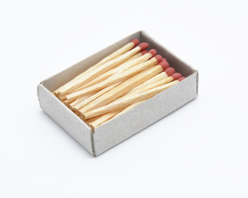 Matches are in a box stock image. Image of inflammable - 14117639