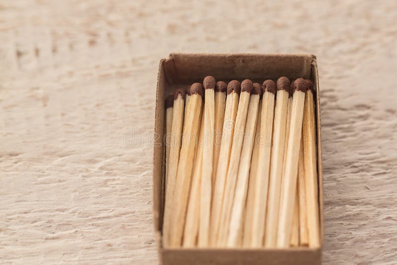 Matches in a box stock photo. Image of bonfire, business - 90673780