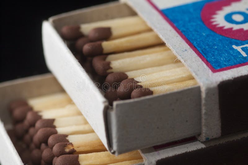 Matches in a box stock image. Image of case, flammable - 90564997
