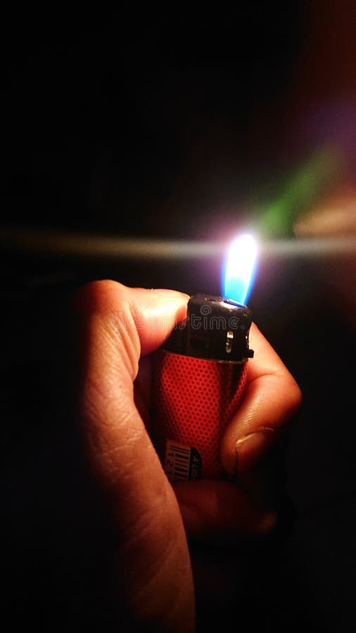 Lighting a Match on Black Background Stock Image - Image of combustion ...