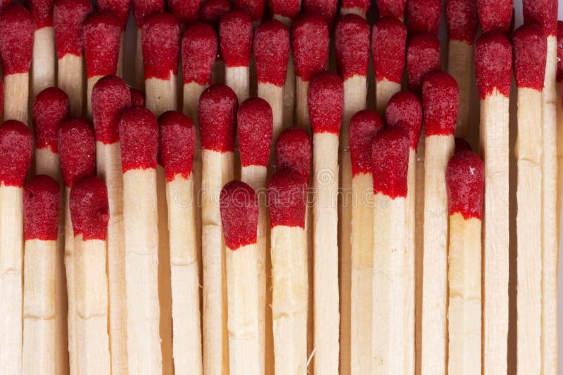 Close up of red matches stock photo. Image of burning - 3727744