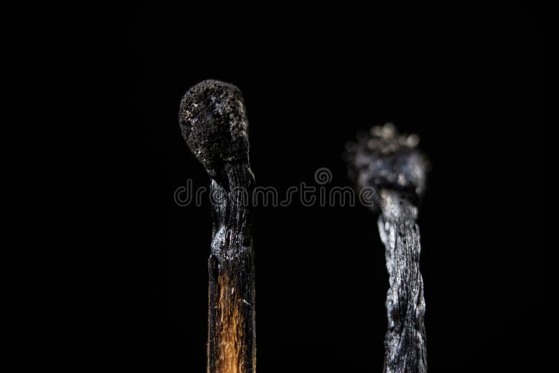 Matches in High Magnification. Accessories for Lighting a Fire a Stock ...
