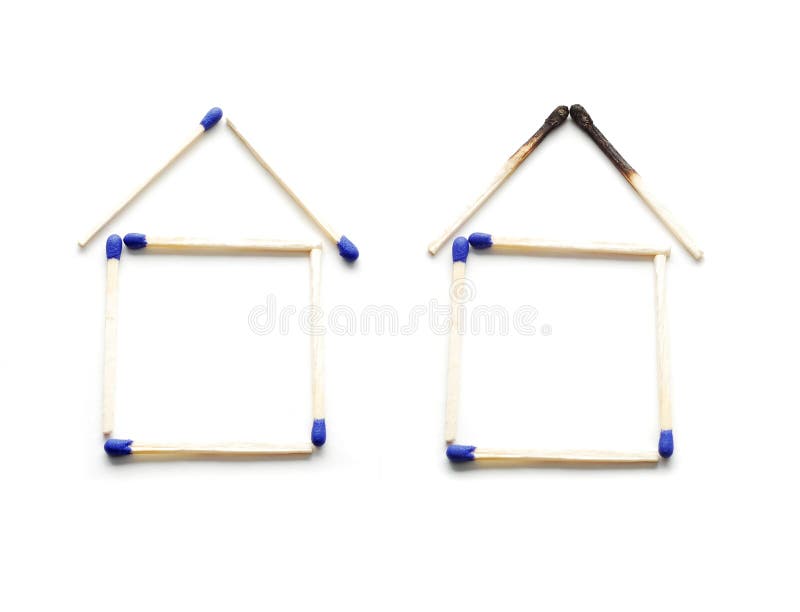 Match houses stock image. Image of construction, architecture - 42183073