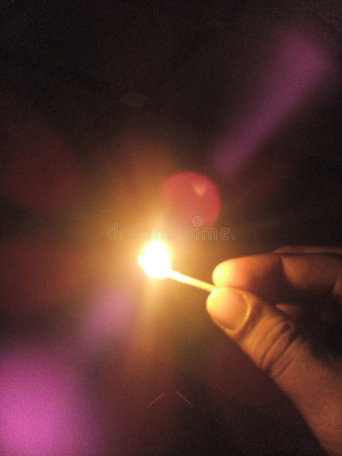 Matches light stock photo. Image of dark, matches, room - 79301820