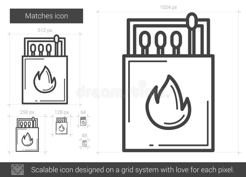 Matchbook Icon Line Drawing Stock Illustrations – 34 Matchbook Icon ...