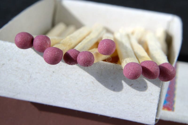 Matches in an open box stock image. Image of phosphorus - 123698247