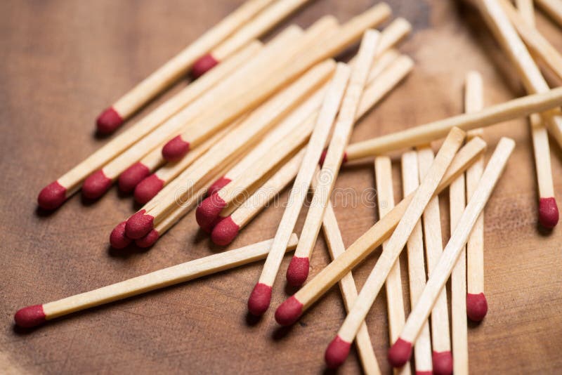 Matches on a table closeup stock image. Image of match - 107790011