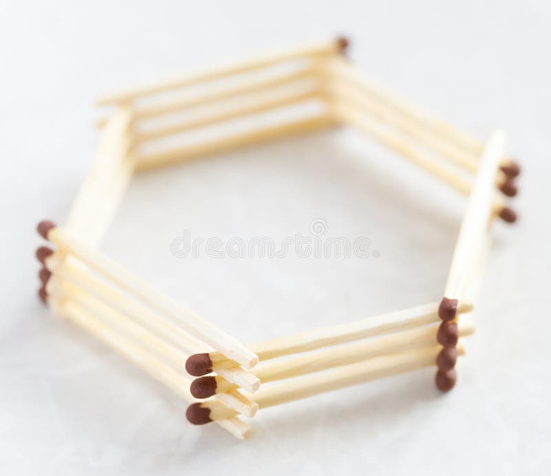 Matches Stacked on Top of Each Other Stock Photo - Image of blur, work ...