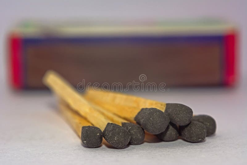 Matches Sticks Stack Together in White Background Stock Image - Image ...