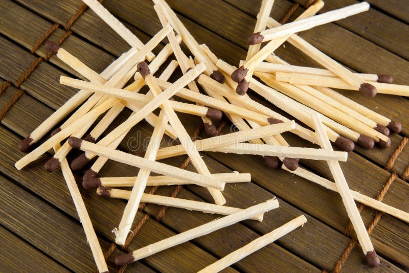 Matches on the table stock image. Image of matchbook - 66483583