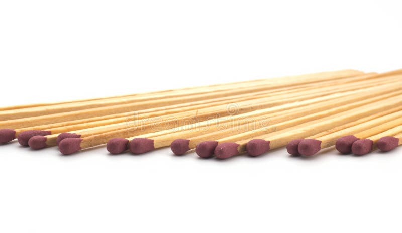 Matches on a White Background Stock Photo - Image of hearth, grill ...