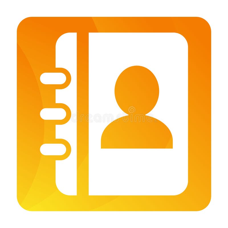 Matching Contact Icon for Mobile Contacts Stock Vector - Illustration ...