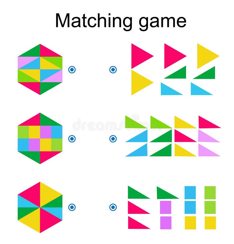 Matching Game for Kids. Task for the Development of Attention and Logic ...